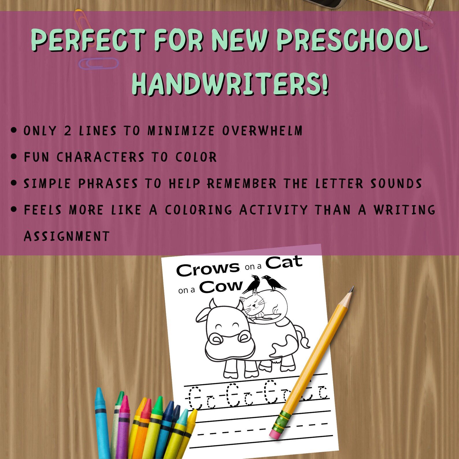 Printable Alphabet Handwriting Coloring Book Pages for Preschoolers - Etsy