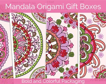 Mandala Origami Boxes - Etsy
