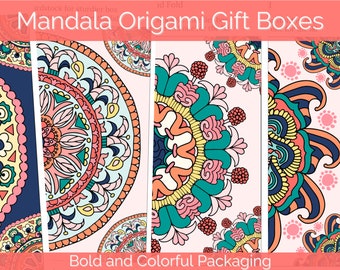 Mandala Origami Boxes - Etsy