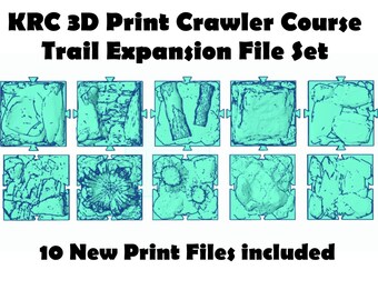 3D Print File EXPANSION Pack (10 Files) for the KRC 3D Print Rock ...