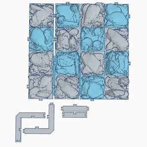 1:24 Scale Modular 20"x38" RC Rock Crawling Course 3D Print FILES ...