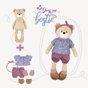 Teddy Bear Sewing Pattern "betsy Bear" (PDF, in English) | Dress Me ...