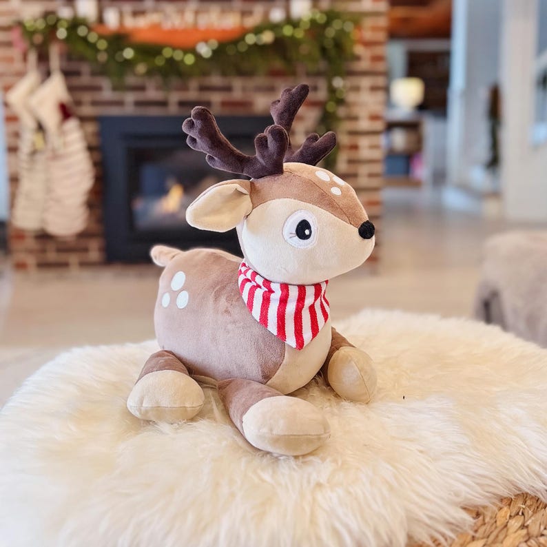 Reindeer Sewing Pattern PDF "momo" (english) | Make a Deer Stuffed ...