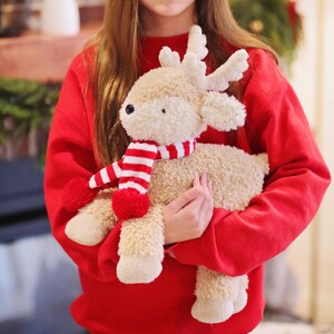 Deer Sewing Pattern PDF "momo" (english) | Sew a Deer Stuffed Animal ...