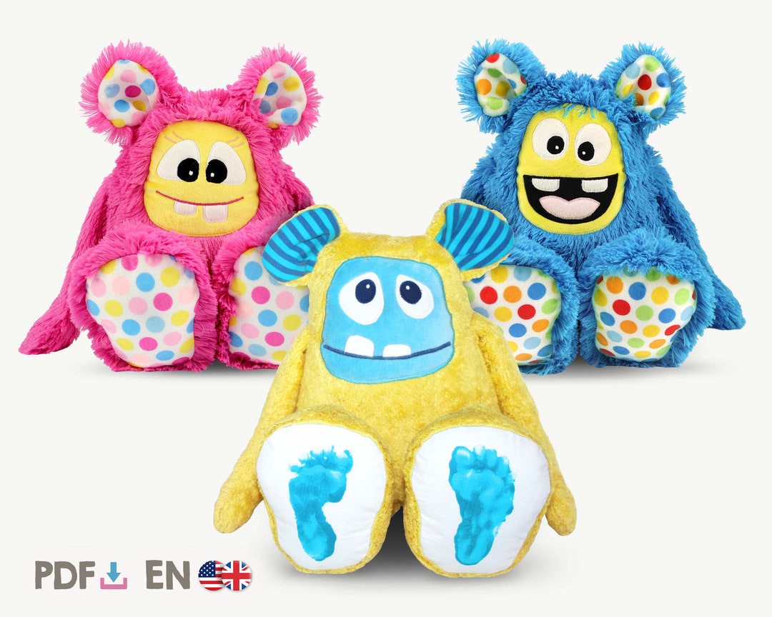 Sewing Pattern Monster "memomonsti" (PDF, in English) by Kullaloo - Etsy