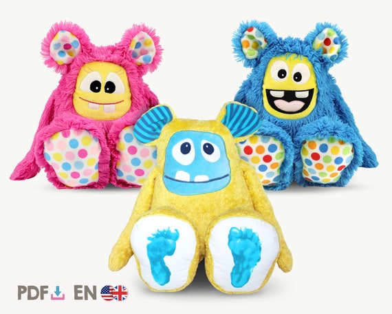 Sewing Pattern Monster memomonsti PDF in | Etsy Canada