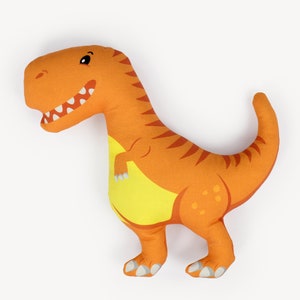 Cut and Sew Dinosaur Fabric Panel “DINO FRIENDS” | Fabric Cut and Sew ...