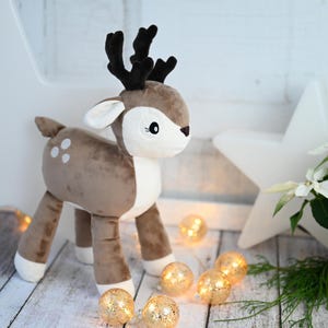 Deer Sewing Pattern PDF "momo" (english) | Sew a Deer Stuffed Animal ...