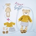 Teddy Bear Sewing Pattern "betsy Bear" (PDF, in English) | Dress Me ...