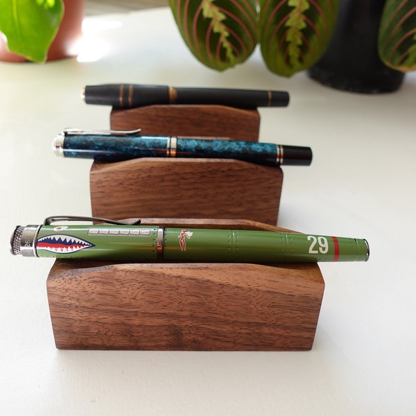 Wood Pen Stand - Etsy