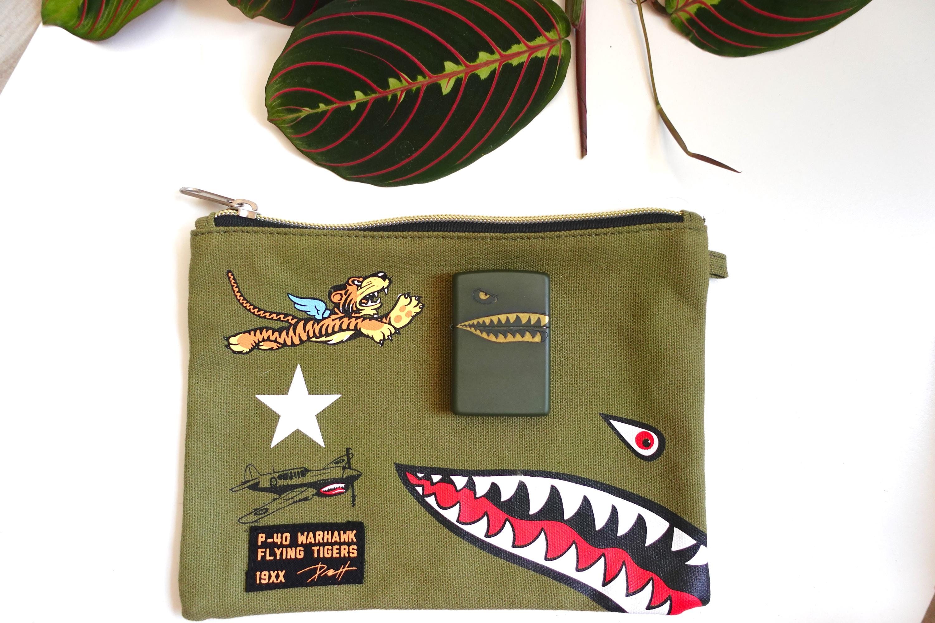P-40 Warhawk Tiger Shark Engraved Zippo Lighter | WWII Collectible ...
