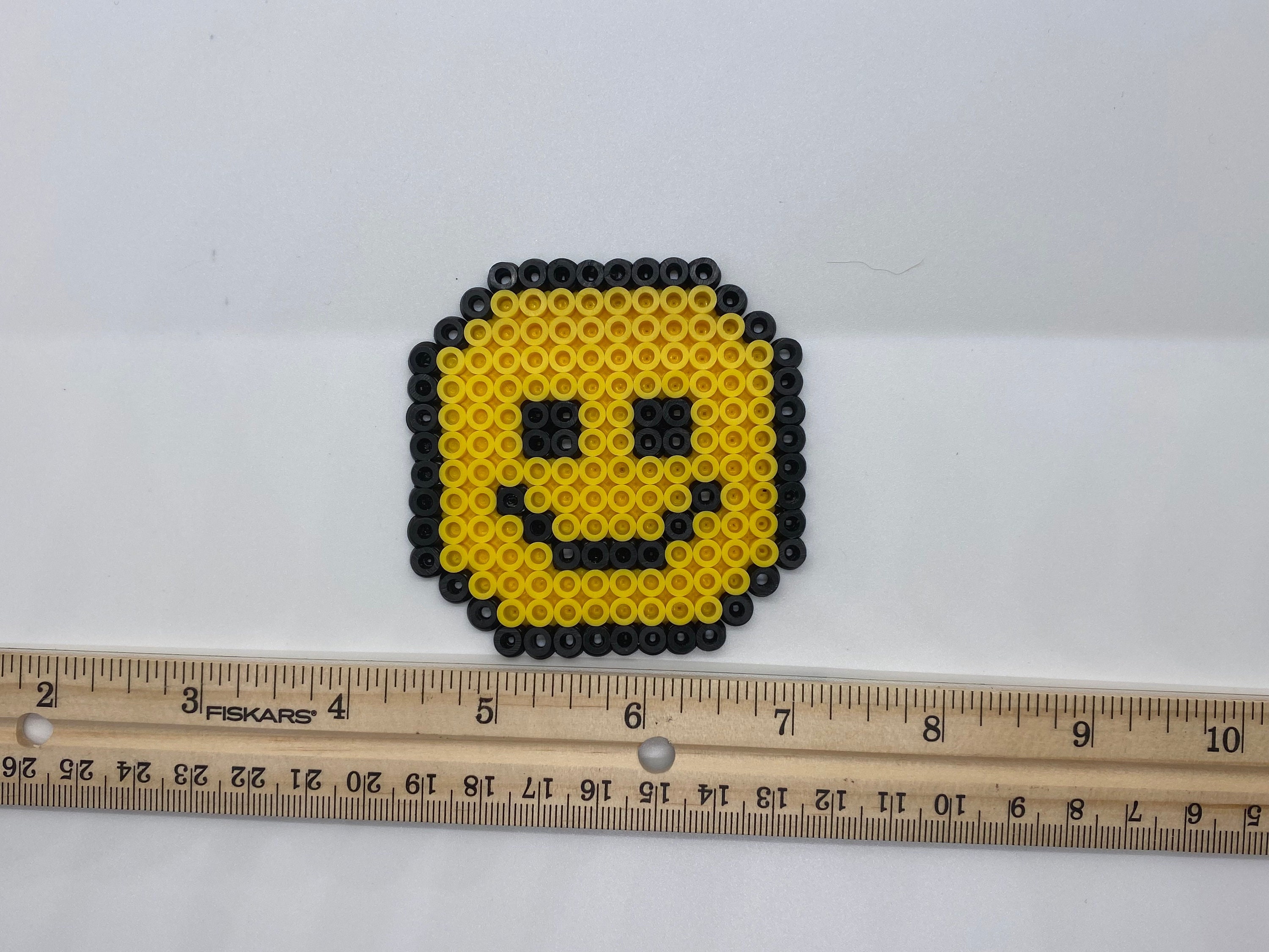 Smiley Face Perler - Etsy