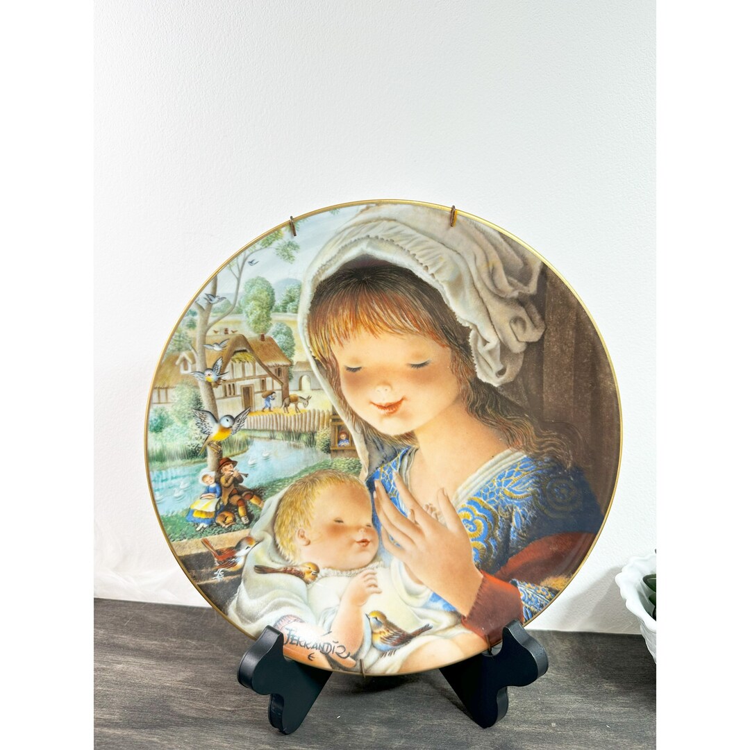 Vtg Anri Juan Ferrandiz Signed Schmid 1979 LTD Avian Mother & Child ...