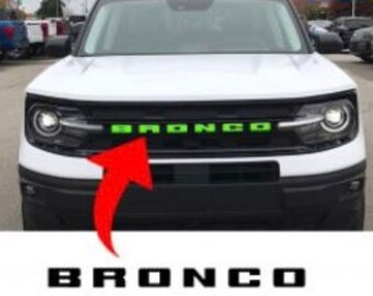 Bronco Grill Letters - Etsy
