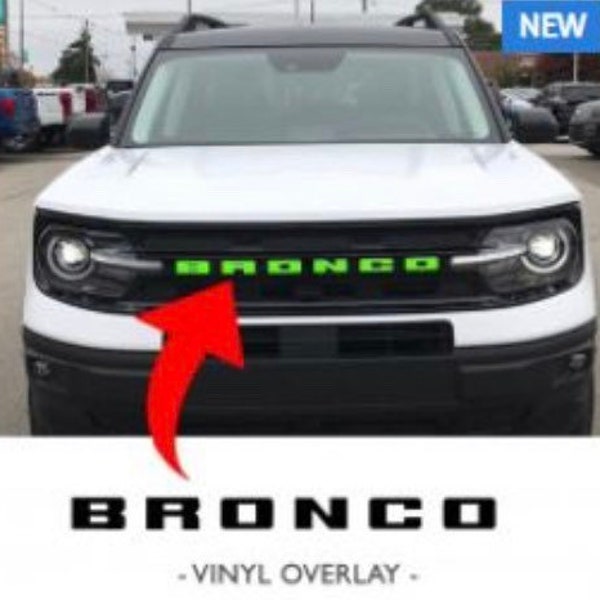 Bronco Grill Letters - Etsy