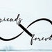 Friends Forever Svg, Infinity Svg. Friendship Forever Vector File. - Etsy