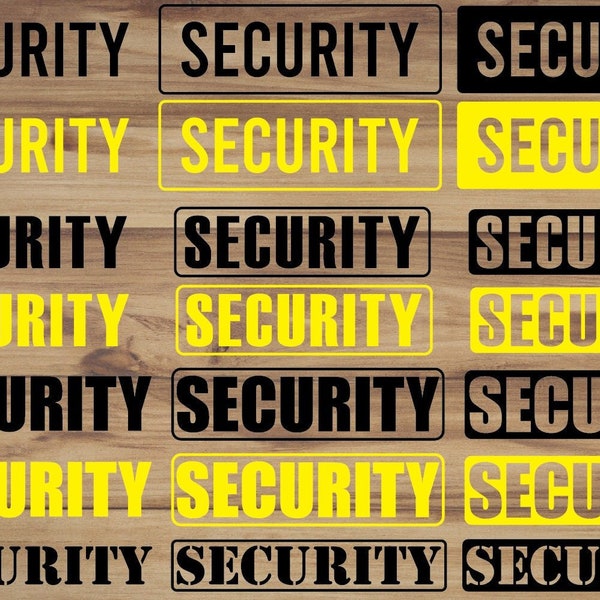 Security Guard - Etsy