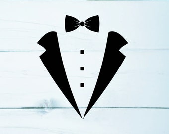 Tuxedo SVG, Image for Use, Suit Tie Outfit Wedding Groom Svg, Png, Jpg ...