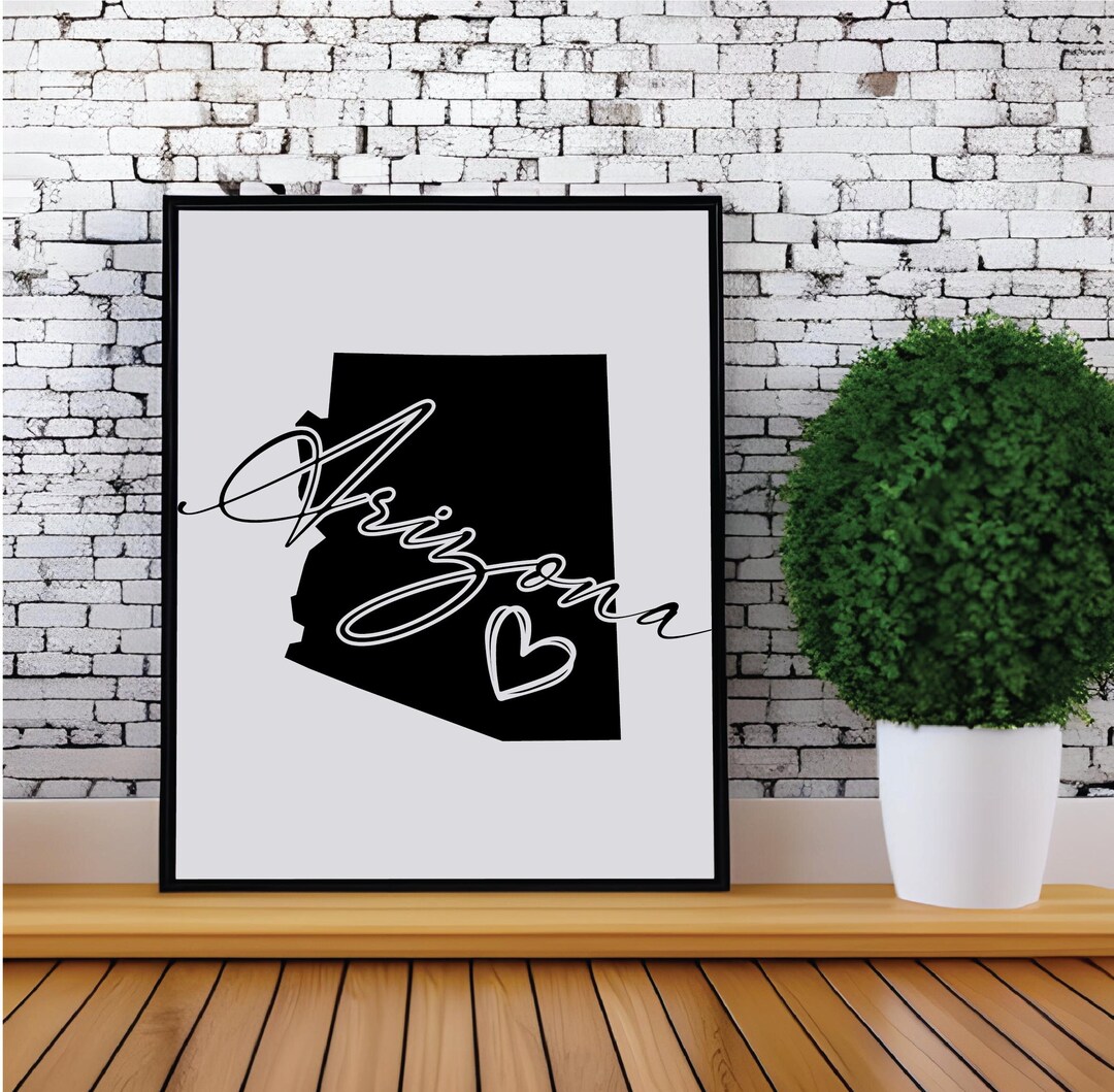 Arizona SVG. Arizona State PNG. Arizona Vector Design, Arizona Shape ...