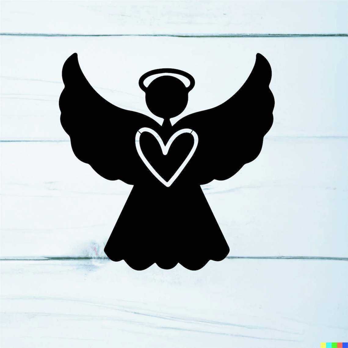 Angel Silhouettes SVG Vector File - Etsy