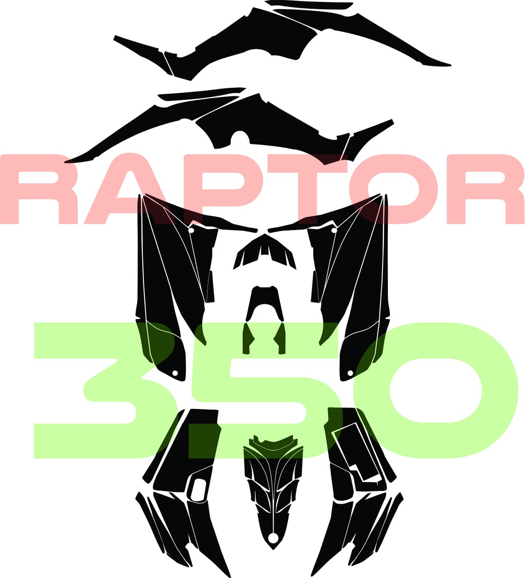 Yamaha 350 Raptor Template - Etsy