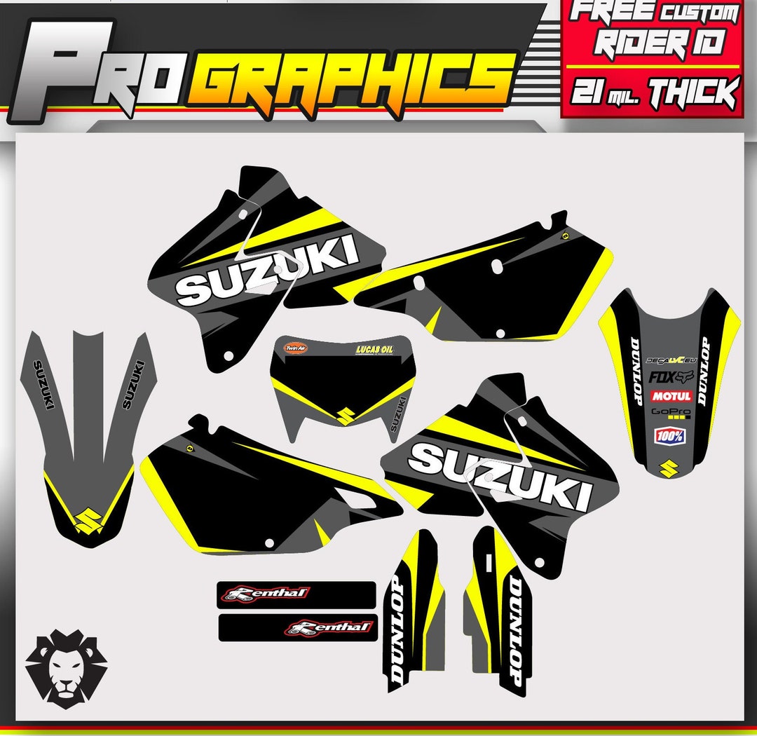 Graphics Kit SUZUKI DRZ 400 E SM 1999 2016 2017 2018 2019 2020 2021 Mx ...