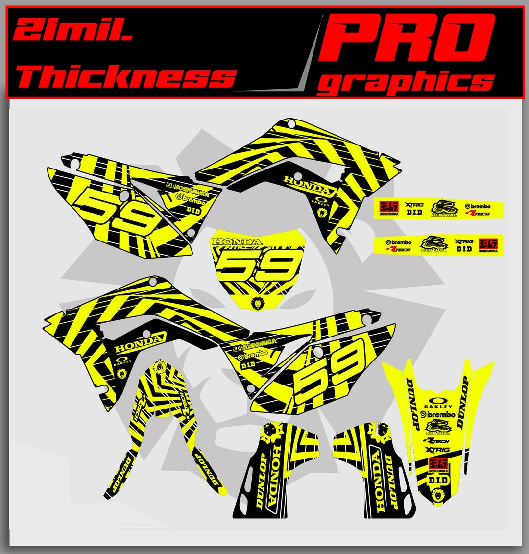 HONDA CRF450 2017 2020 CRF 250 2018 2020 Decals Graphics MX Stickers - Etsy