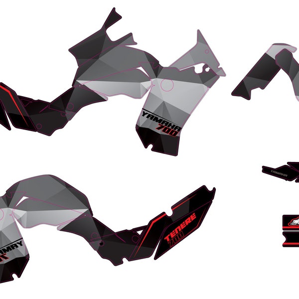 Yamaha Tenere 700 Stickers - Etsy