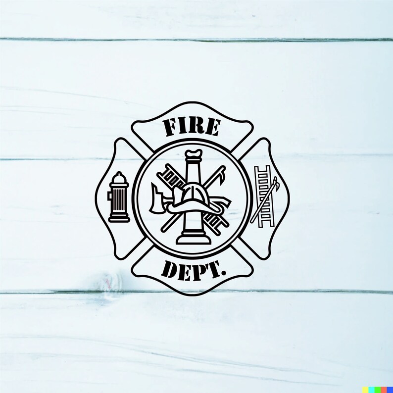 Fire Department Svg and PNG Logo. Fire SVG and Png. - Etsy