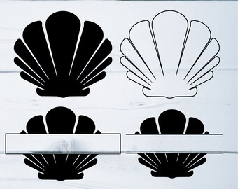 Sea Shells Svg, Seashell Svg, Clam Svg, Hawaii Water Ocean Sea Wave ...