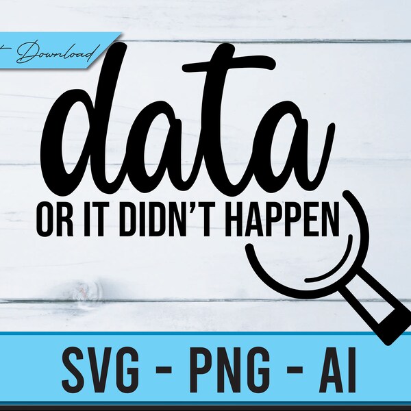 Data Svg - Etsy