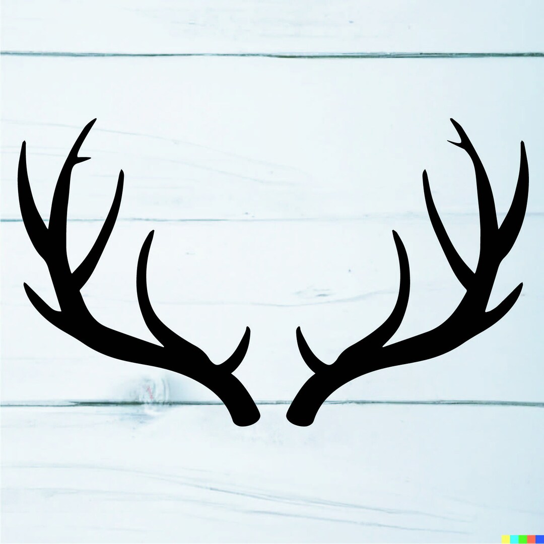 Deer Antlers Svg And Png Reindeer Antlers Svg Reindeer Vector File