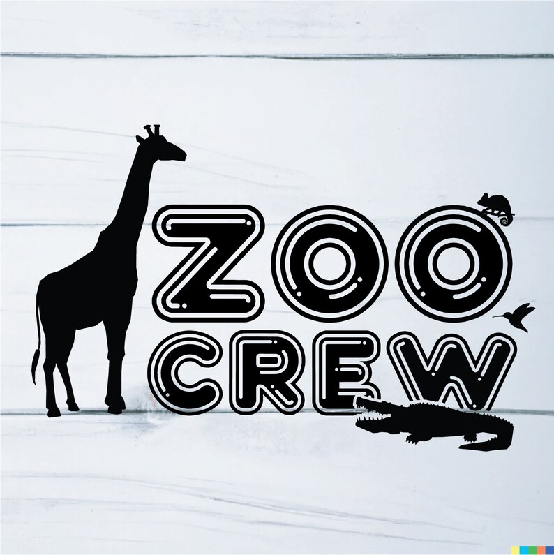 Zoo Crew Svg Png Jpg Zoo Animals Svg Clip Art Teacher Shirt - Etsy Canada