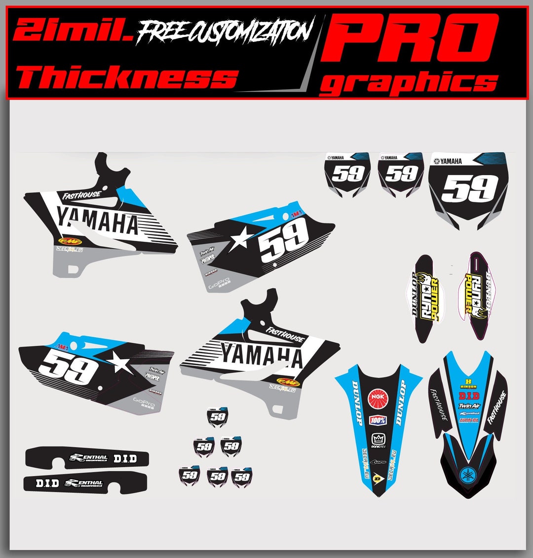 YZ YZ 125 250 2015 2018 Grafik Aufkleber Sticker MX - Etsy.de