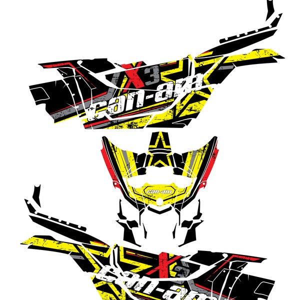 Can Am X3 Graphics Kit - Etsy