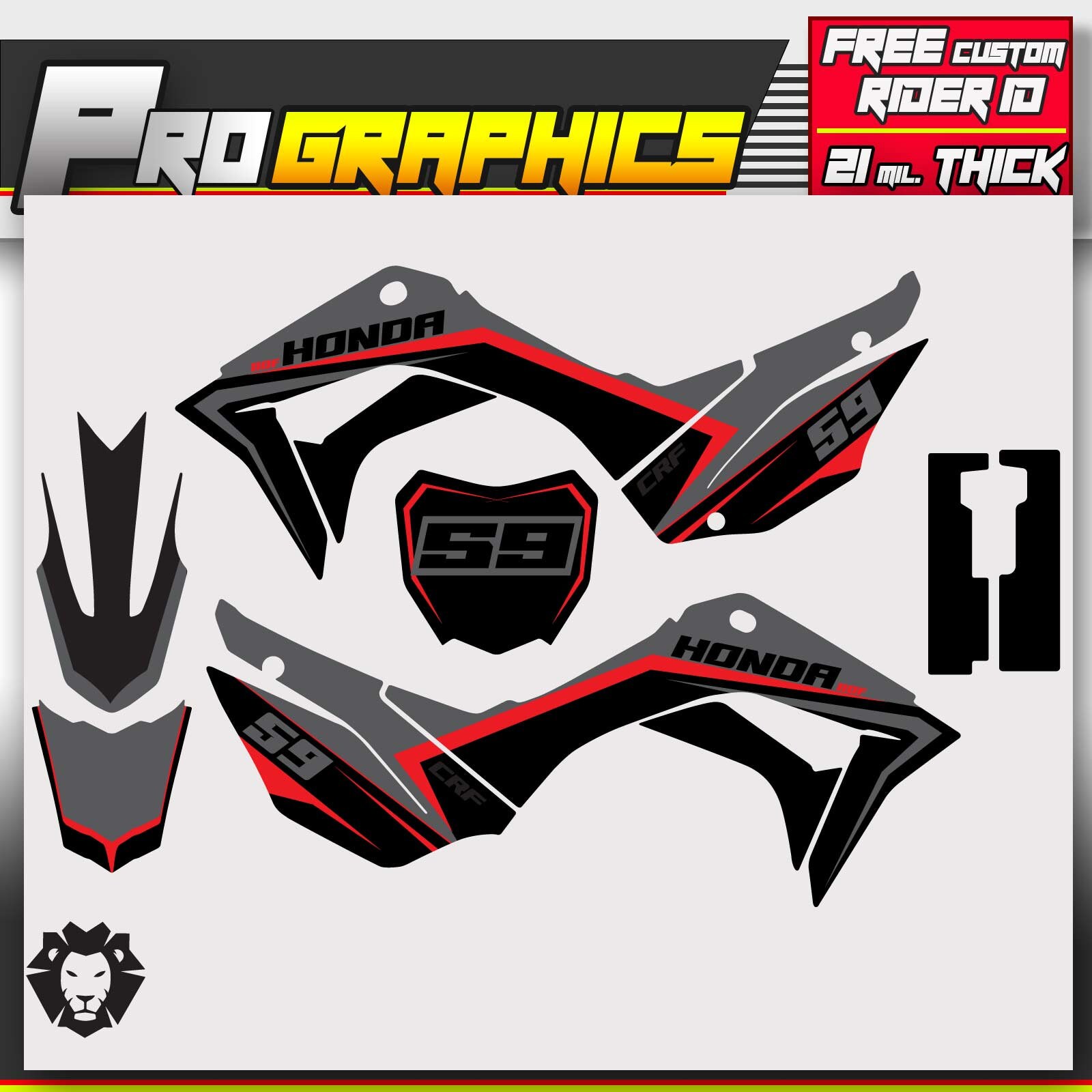 HONDA CRF 110 2019 2021 2022 Decals Graphic Kit Full Wrap - Etsy UK