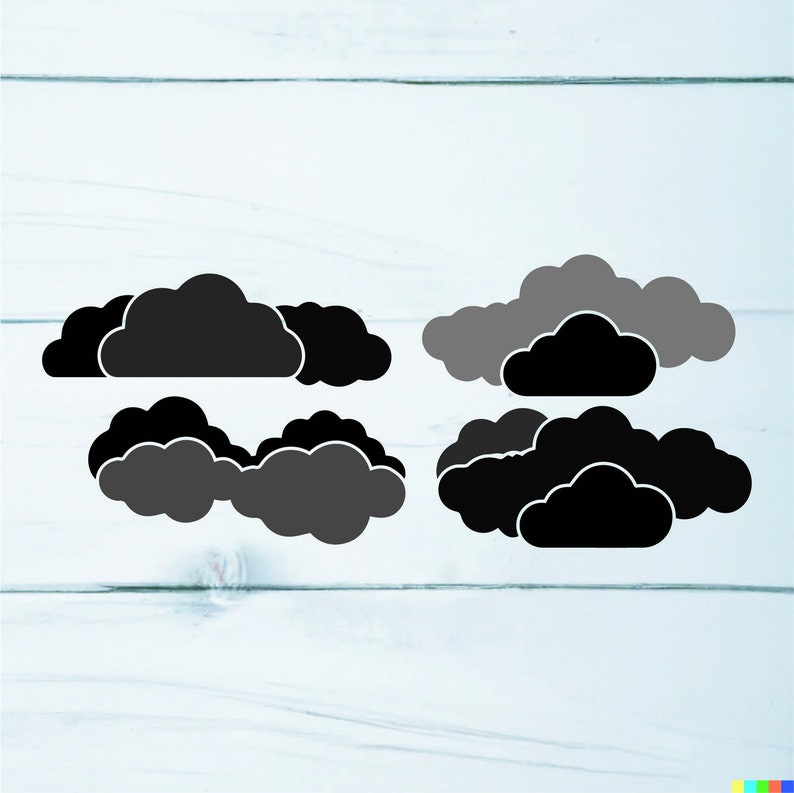 Clouds SVG - Etsy