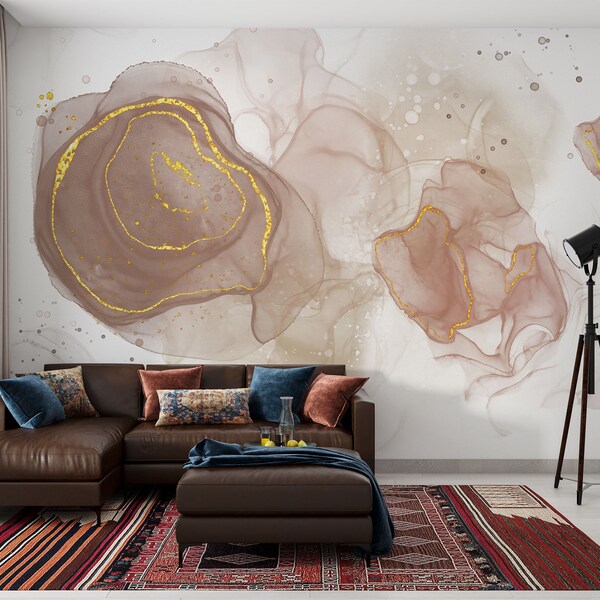 Removable Wallpaper Abstract - Etsy