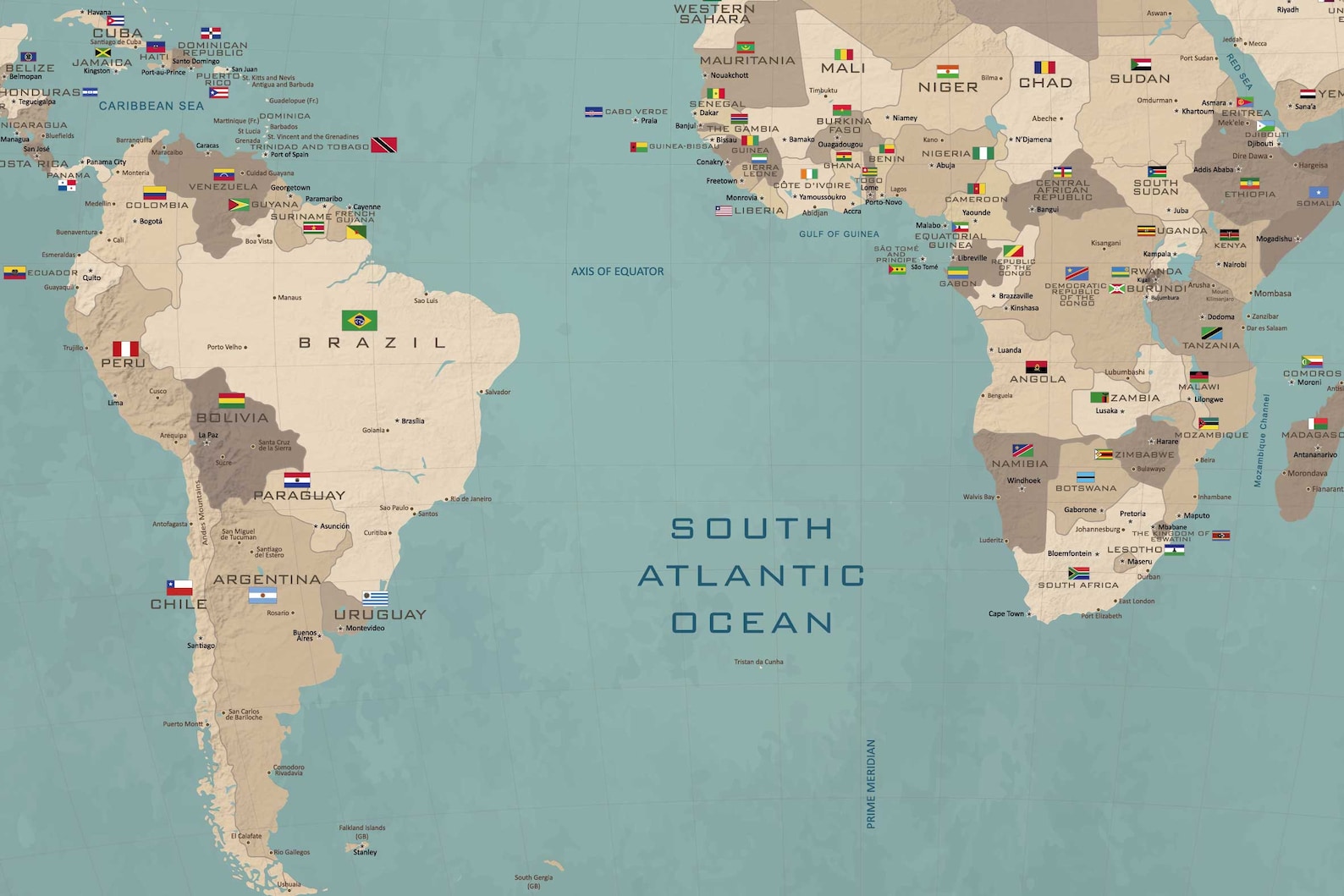 World Map Wallpaper Peel and Stick Map Wall Mural - Etsy