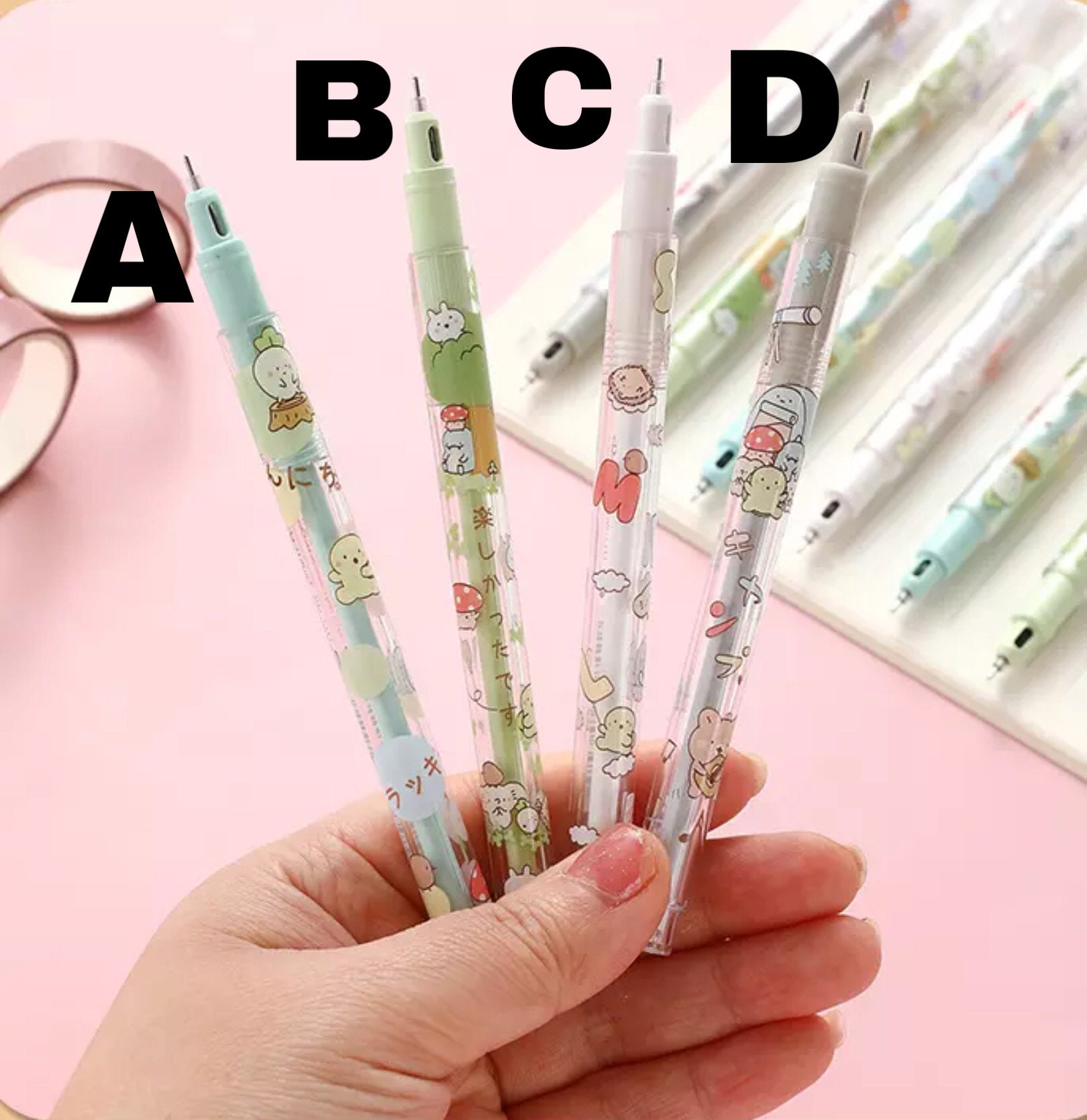 Cute Animal Pen Japanese Kawaii Stationery School Supply | Etsy UK