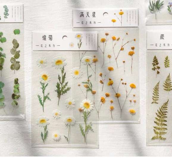 Flower Stickers for Journaling Scrapbooking Craft - Etsy UK