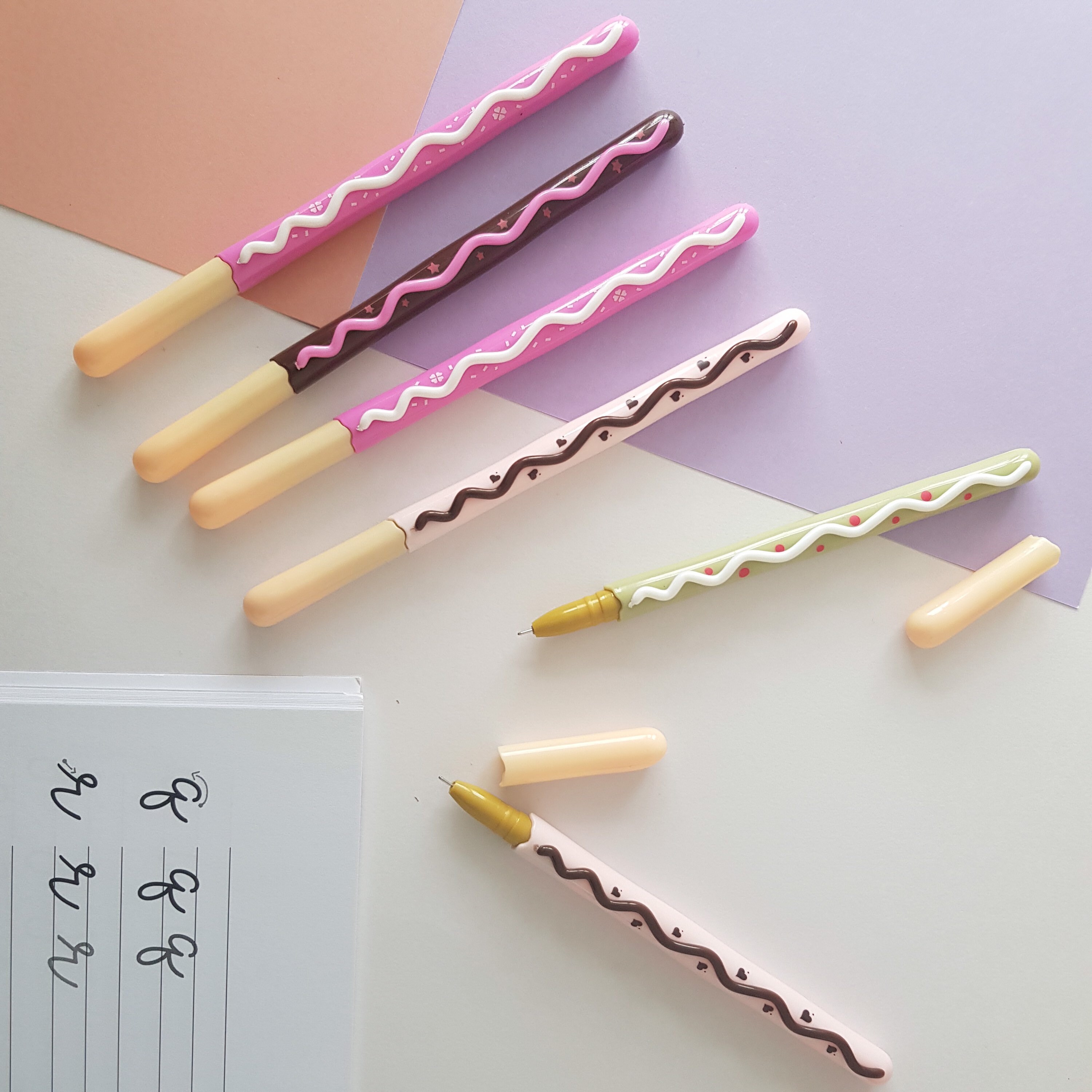 Cute Biscuit Stick Gel Pen Cute Cookie Pen Japanese Kawaii - Etsy UK