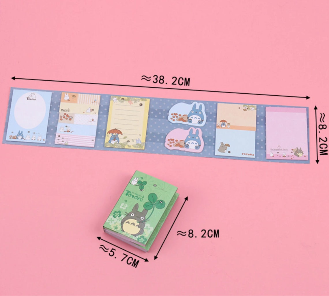 My Neighbour Totoro Memo Pad Sticky Notes Japanese Kawaii | Etsy UK