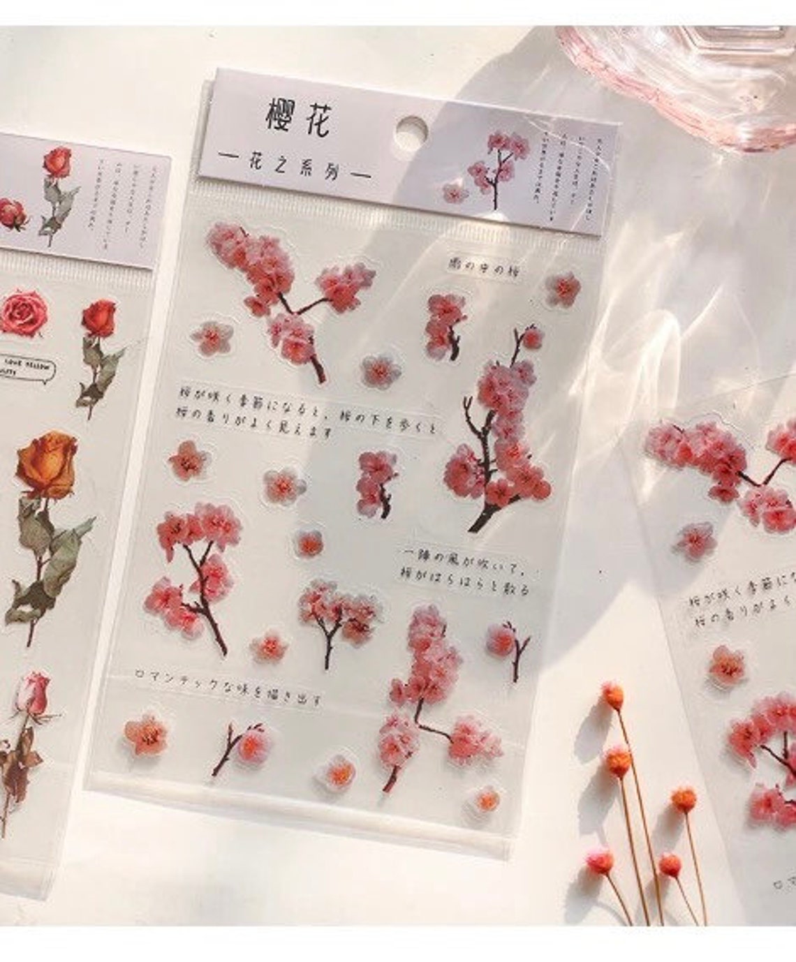 Flower Stickers for Journaling Scrapbooking Craft - Etsy UK