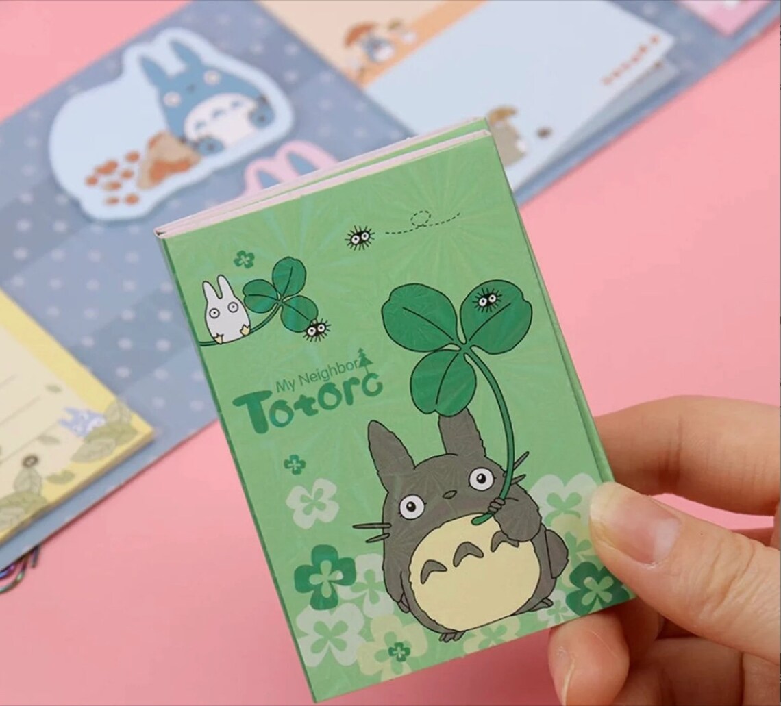 My Neighbour Totoro Memo Pad Sticky Notes Japanese Kawaii | Etsy UK