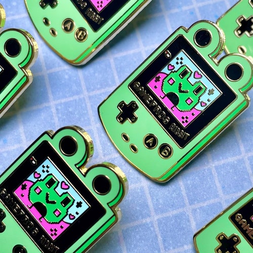 Kawaii Console Club Game Boy Classic Hard Enamel Pin Gray | Etsy