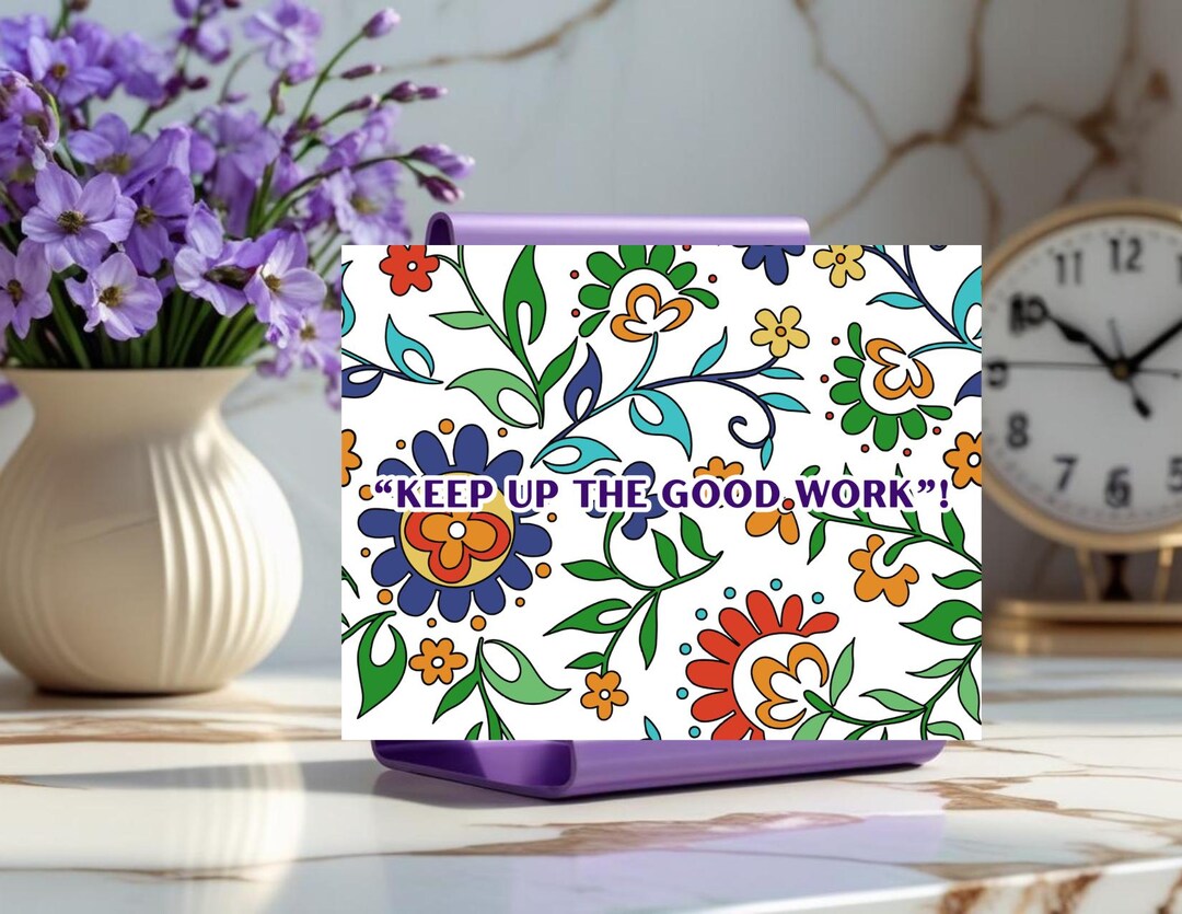 Keep up the Good Work Postcard Instant Digital Download (PNG) - Etsy