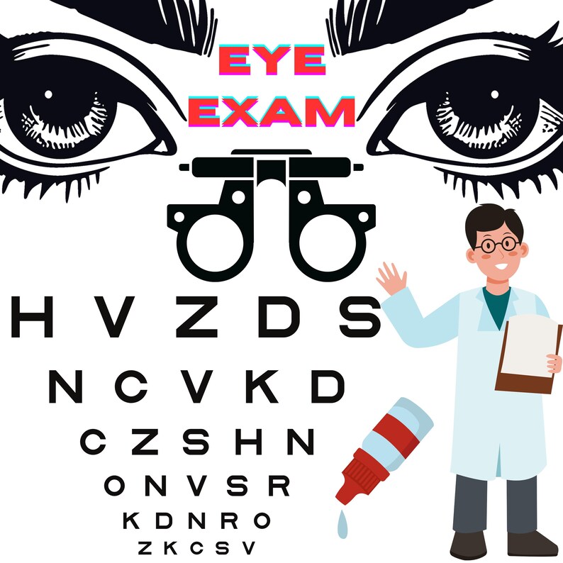 Eye Exam Digital Download (PNG) - Etsy