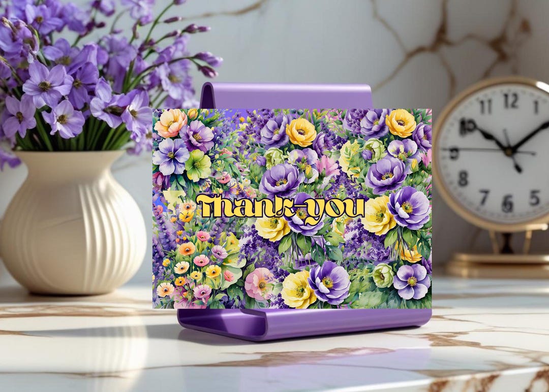 Thank-you Card Design (printable) (PDF) - Etsy