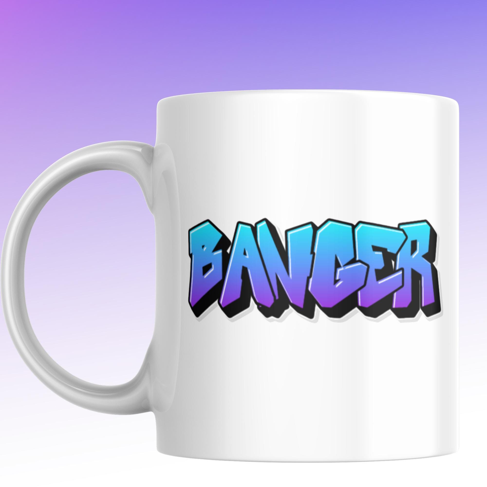 BANGER Purple Blue Transparent PNG Clipart - Etsy